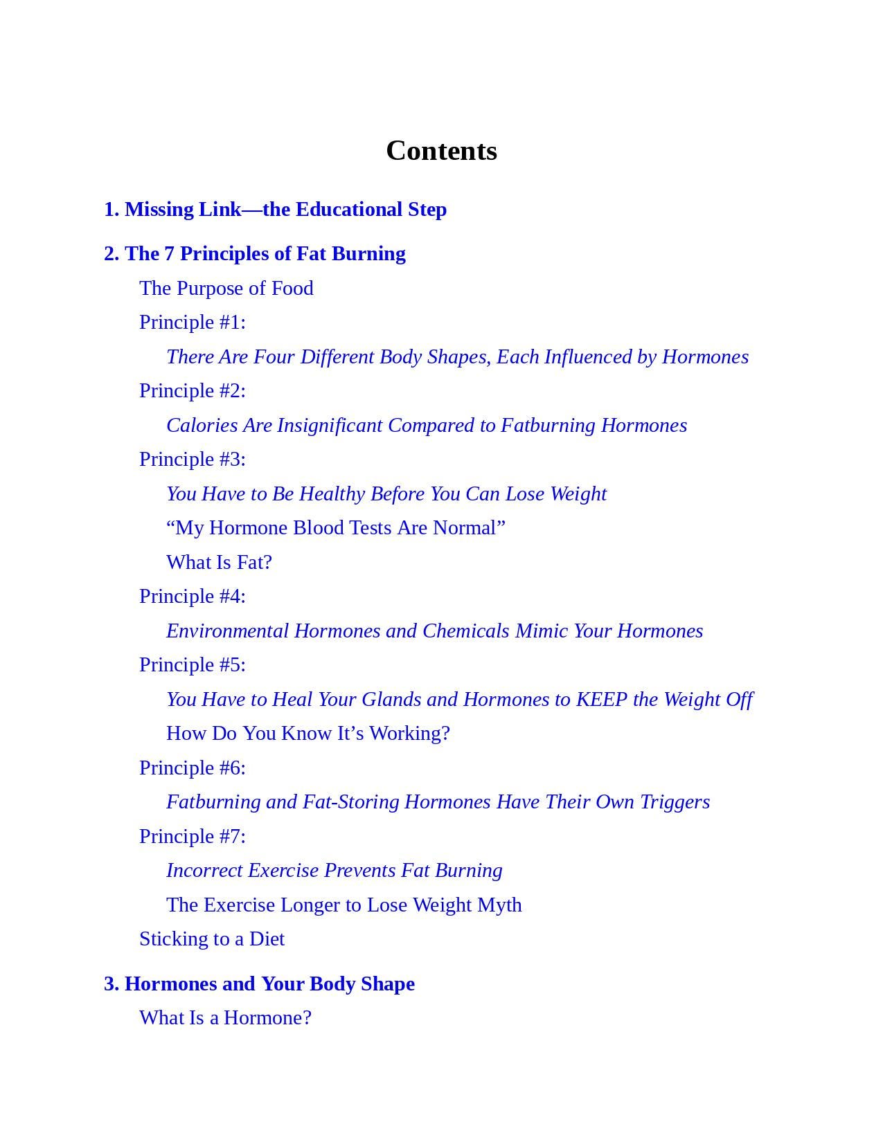The 7 Principles of Fat Burning - Lose the Weight and Keep It Off ...