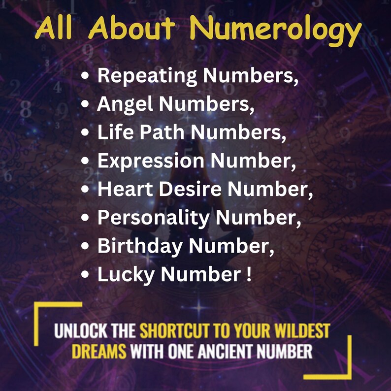 Numerology Repeating or Angel Numbers, Life Path Numbers, Expression ...