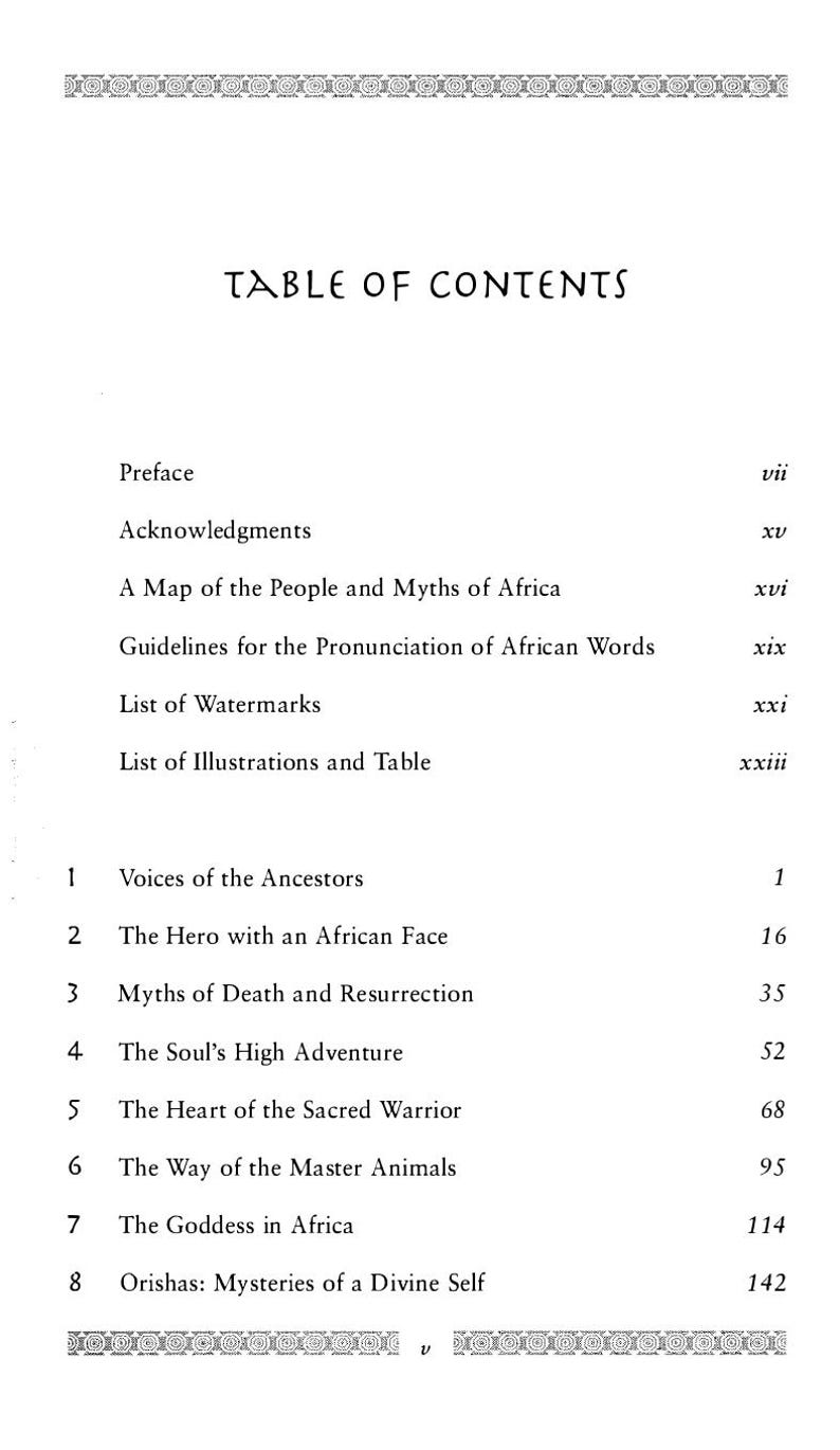 The Hero With an African Face : Mythic Wisdom of Traditional Africa ...