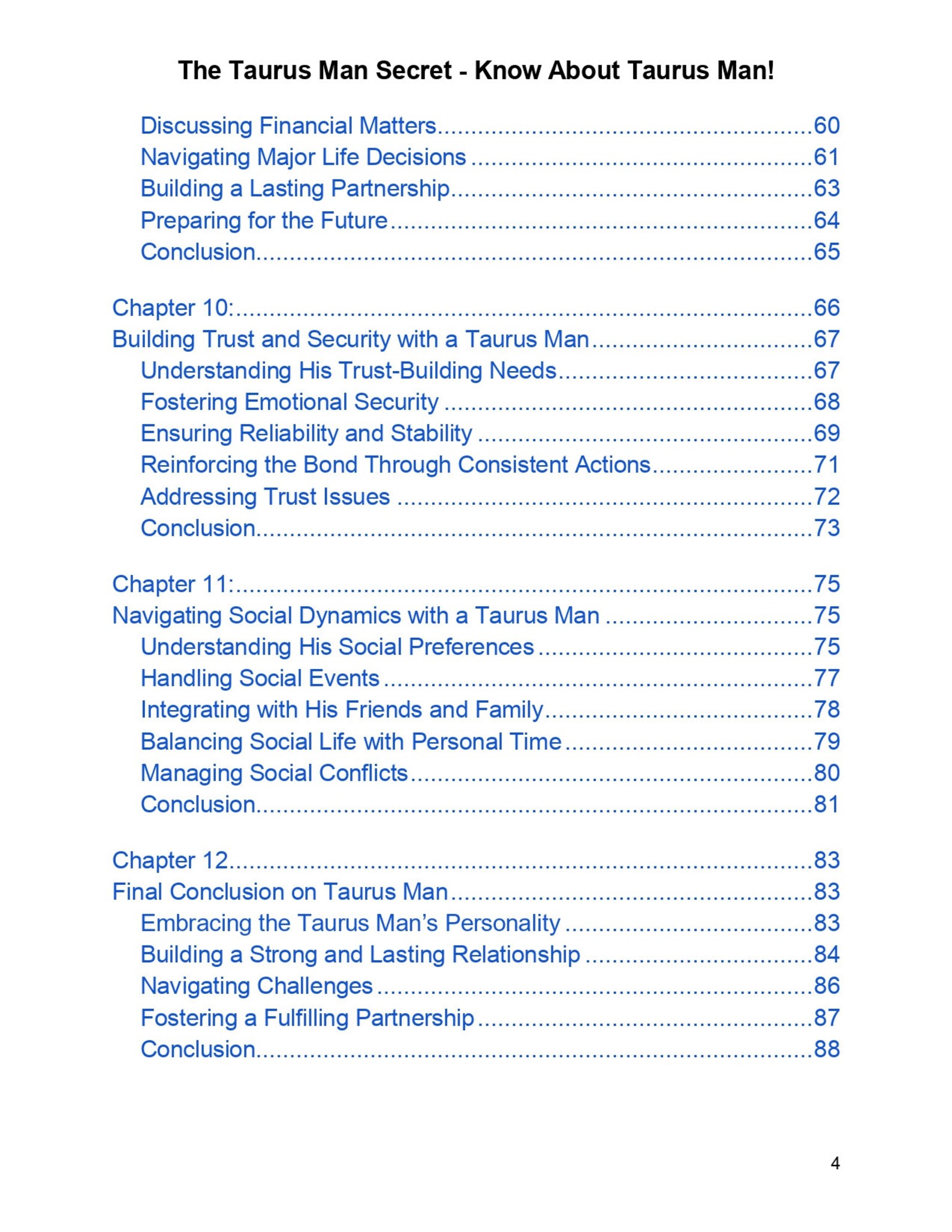 Taurus Man Secret - Know Everything About Zodiac Taurus Personality ...