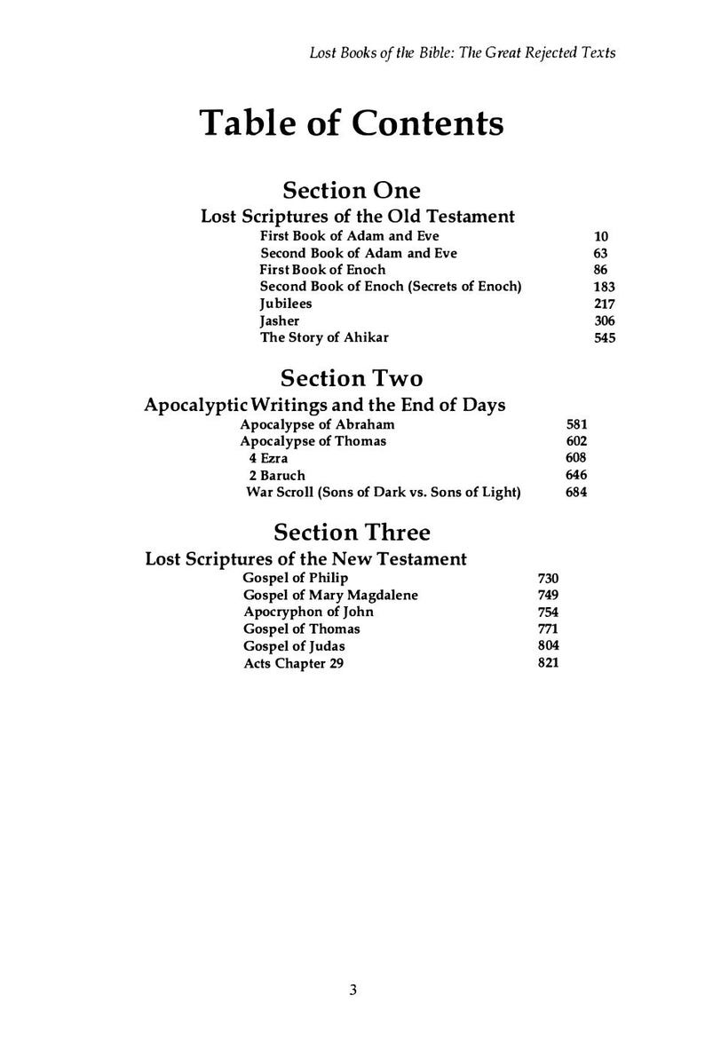 The Lost Books of the Bible: the Great Rejected Texts! PDF Download! - Etsy