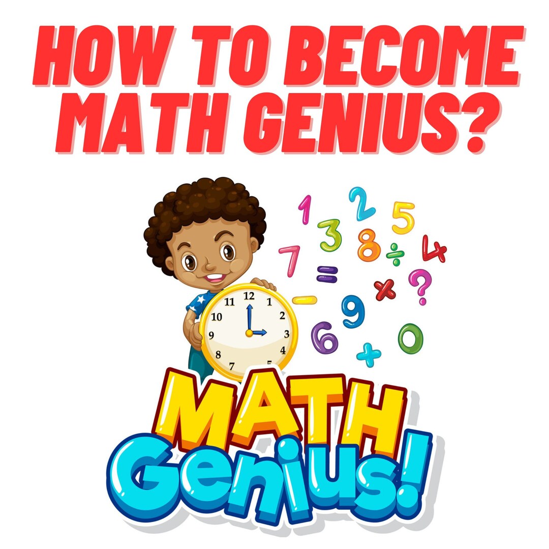 How to Become Math Genius PDF File for Instant Download - Etsy