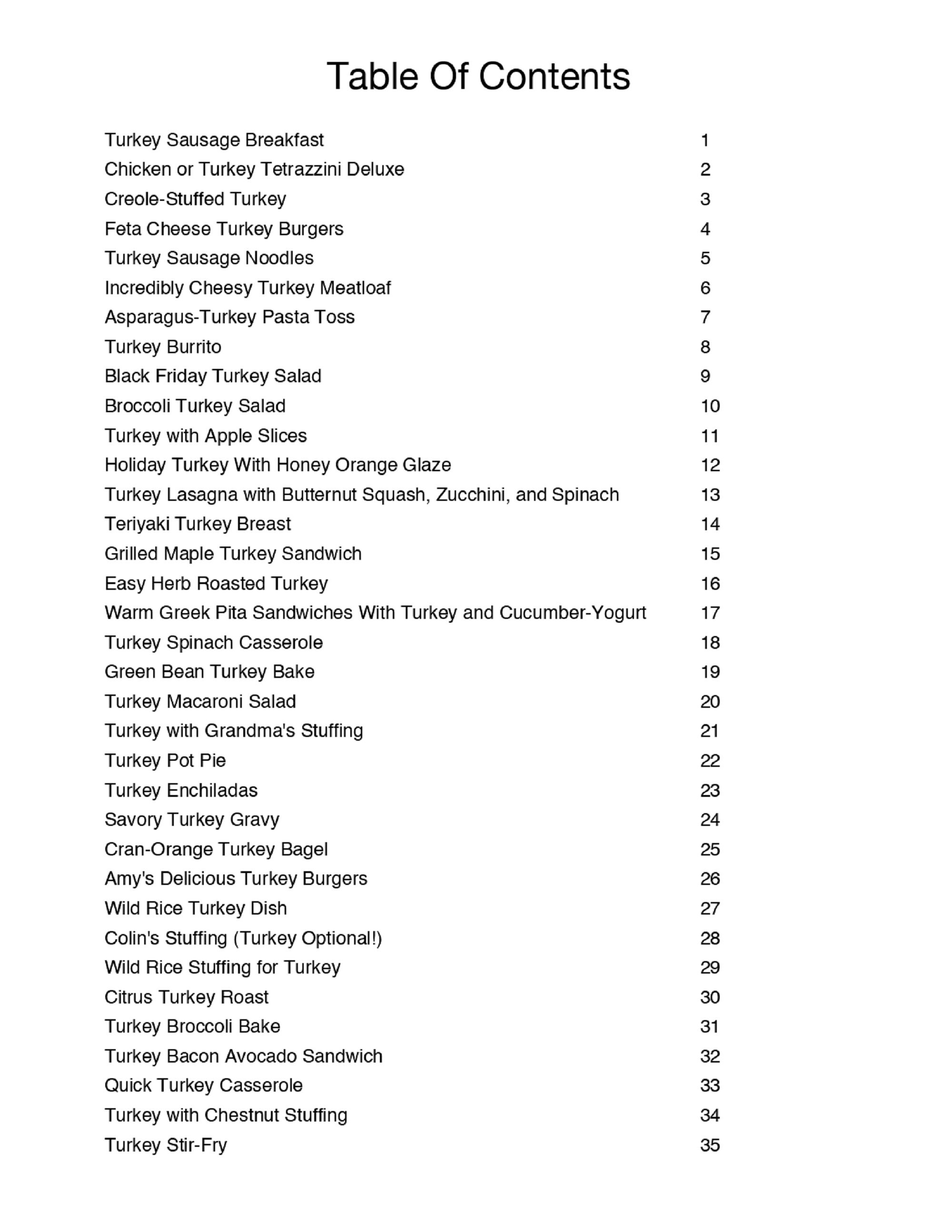 524 Turkey Recipes PDF E-book Cookbook Digital Download - Etsy