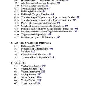 1300 Math Formulas - PDF Download! - Etsy