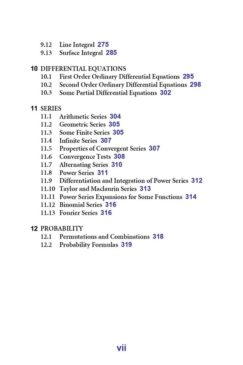 1300 Math Formulas - PDF Download! - Etsy UK