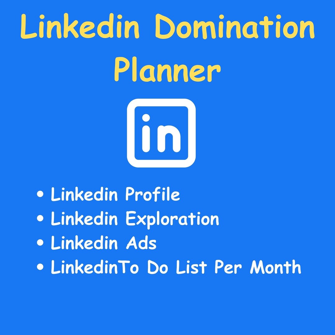 Linkedin Planner 365 Days Linkedin Colorful Planner, Printable Linkedin ...