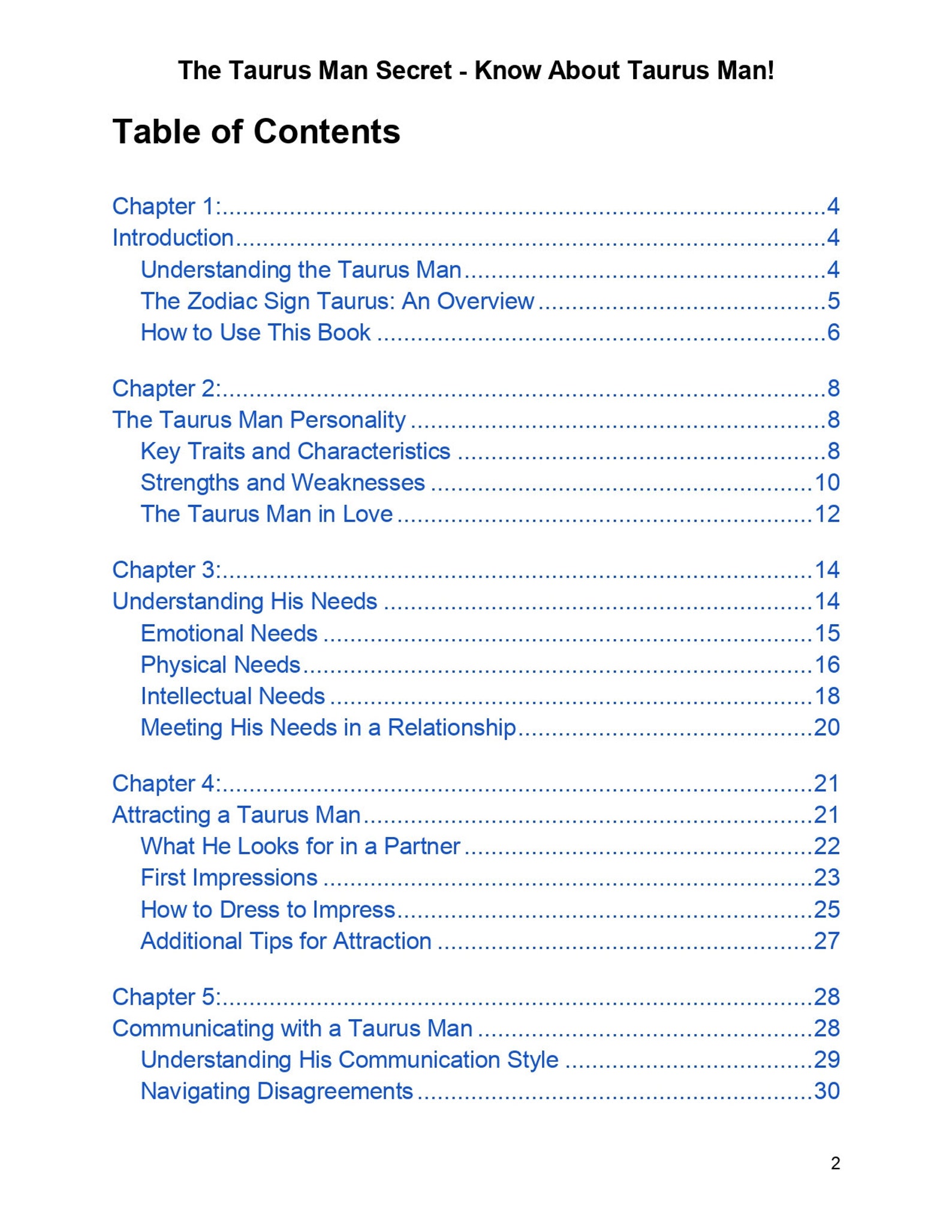 Taurus Man Secret - Know Everything About Zodiac Taurus Personality ...