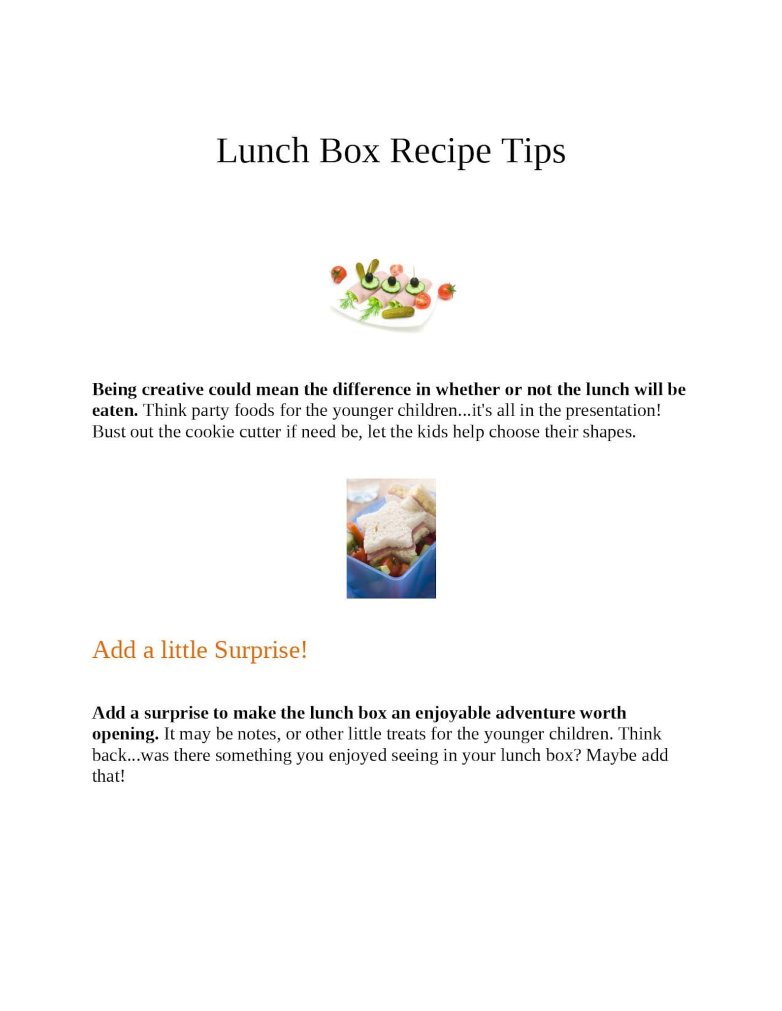 90 Lunch Box Recipes: Healthy Lunchbox Recipes for Kids A Common Sense ...