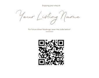 Five Star Review Request Sign for Your Airbnb, VRBO, & Vacation Rentals ...