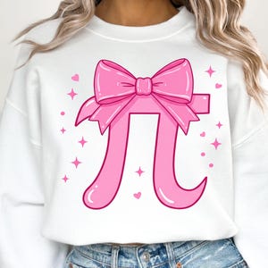 Pink Pi Day Coquette PNG Digital Download Cute Math Teacher Shirt 3.14 ...