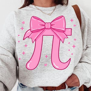 Pink Pi Day Coquette PNG Digital Download Cute Math Teacher Shirt 3.14 ...