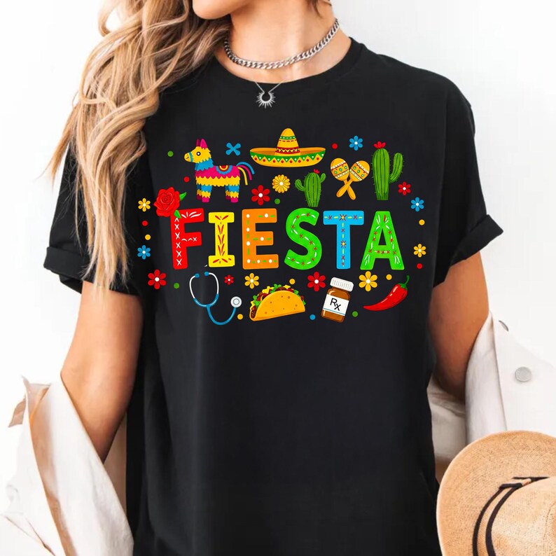 Fiesta Shirt PNG: Cinco De Mayo, Taco Tuesday (digital Download) - Etsy