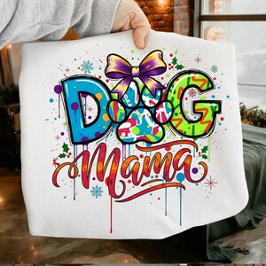 Colorful Dog Mama Paw PNG, Sublimation Design (digital Download) - Etsy