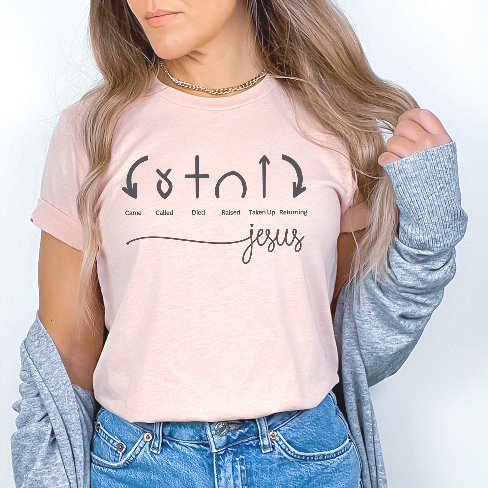 Jesus Christ Gospel Symbols Aesthetics Hoodie, Faith Based Inspiring ...