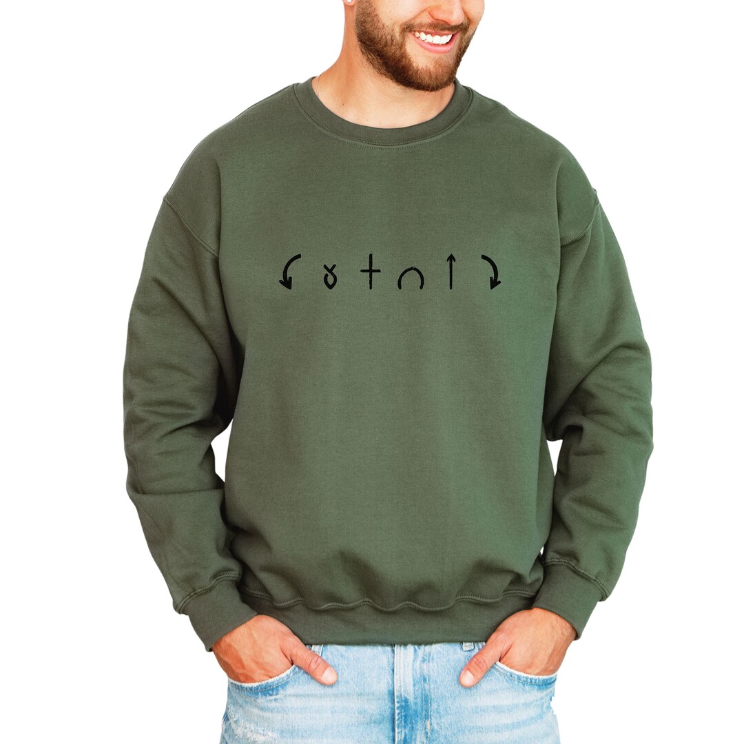 Gospel Symbols Minimalist Christian Gift for Men Hoodie Gospel Symbols ...