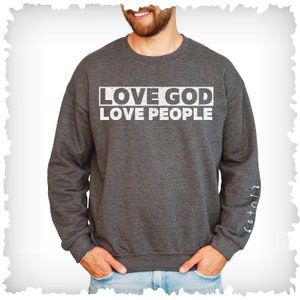 Gospel Symbols Sleeve Design Pullover Mens Christian Jesus Sweatshirt ...