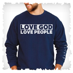 Gospel Symbols Sleeve Design Pullover Mens Christian Jesus Sweatshirt ...