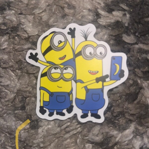 Minion Stickers - Etsy