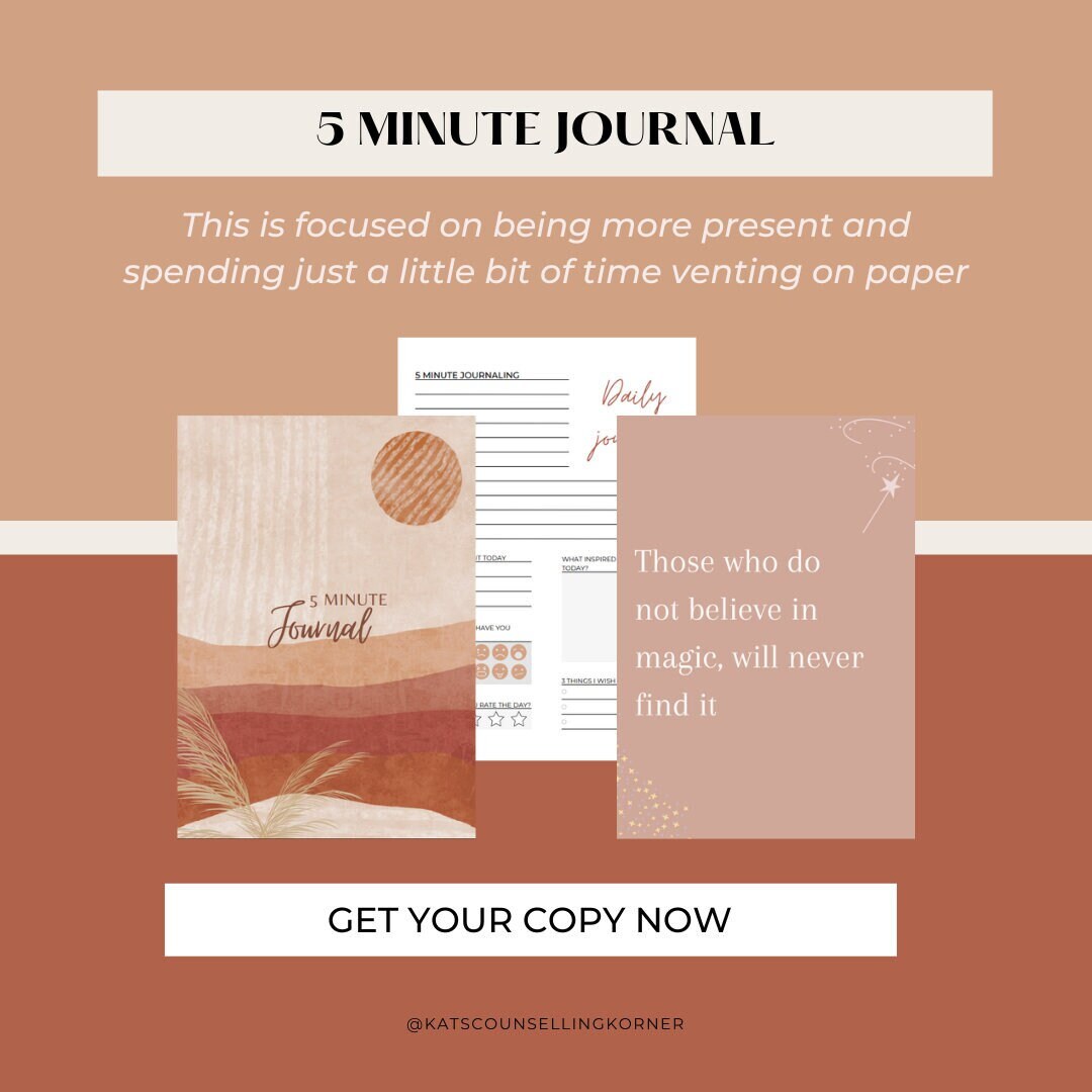 5 Minute Journal (printable/editable on Ipad) - Etsy