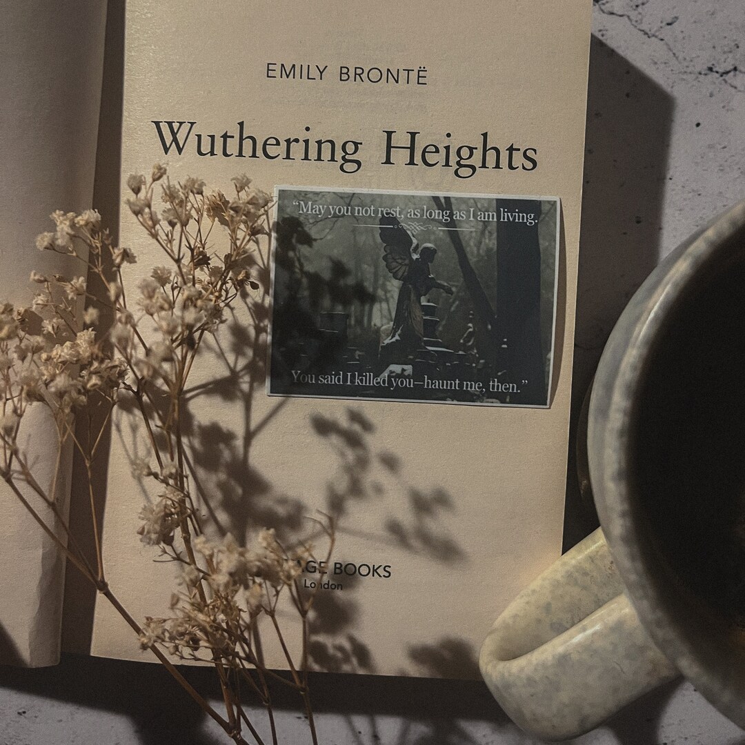 Wuthering Heights Emily Brontë Merch Sticker // Haunt Me Then ...
