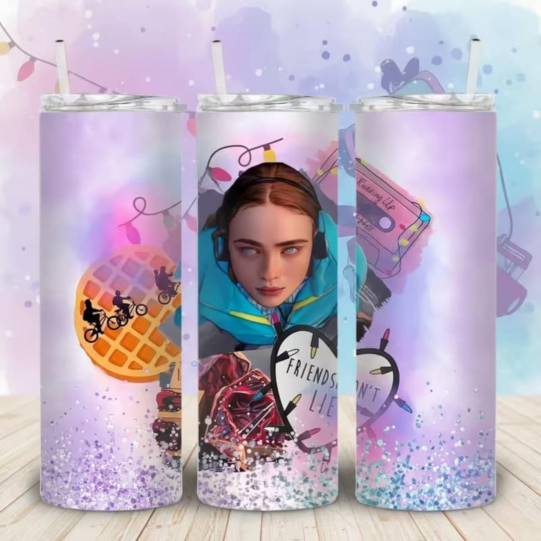 Stranger Things Max Floating Stainless Steel Tumbler | Hawkins Inspired ...