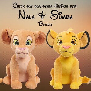 Personalized Disney Simba Plush, Birthday Gift, Birth Announcement ...