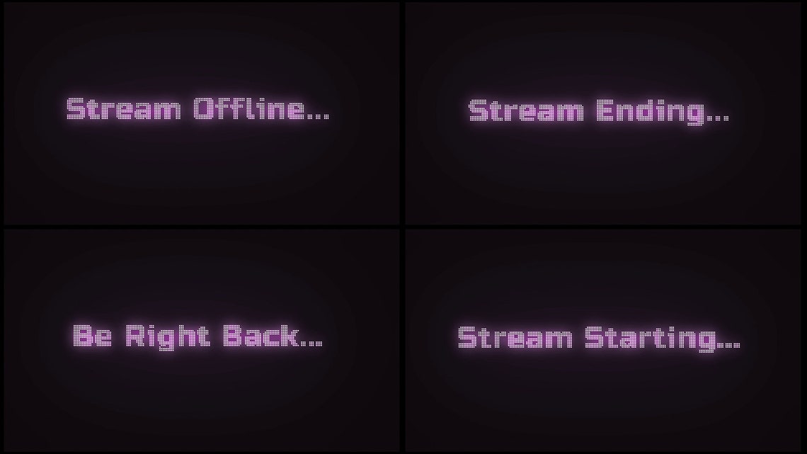 Twitch Animated Screens / Cute / Twitch Screens / Animated Starting ...