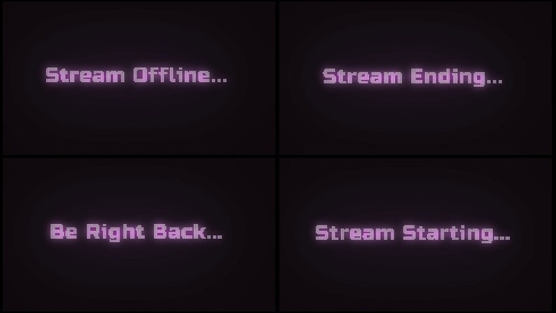 Twitch Animated Screens / Cute / Twitch Screens / Animated Starting ...