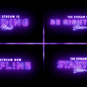 Animated Stream Screens Starting, BRB, Ending, Offline Lofi Aesthetic ...