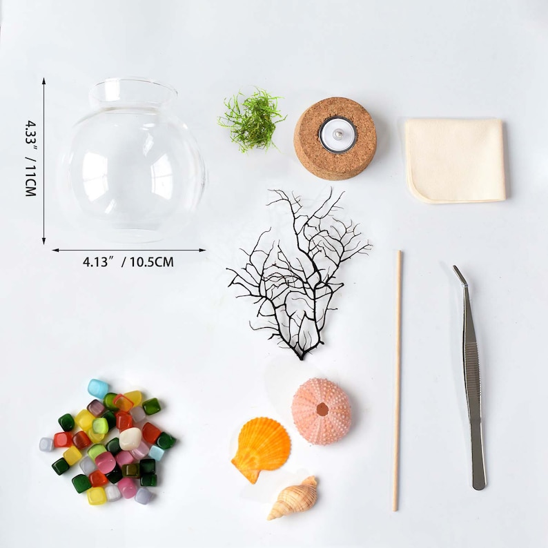 Buy Ecosphere Closed Aquatic Ecosystem Desktop Aquarium With LED Online ...