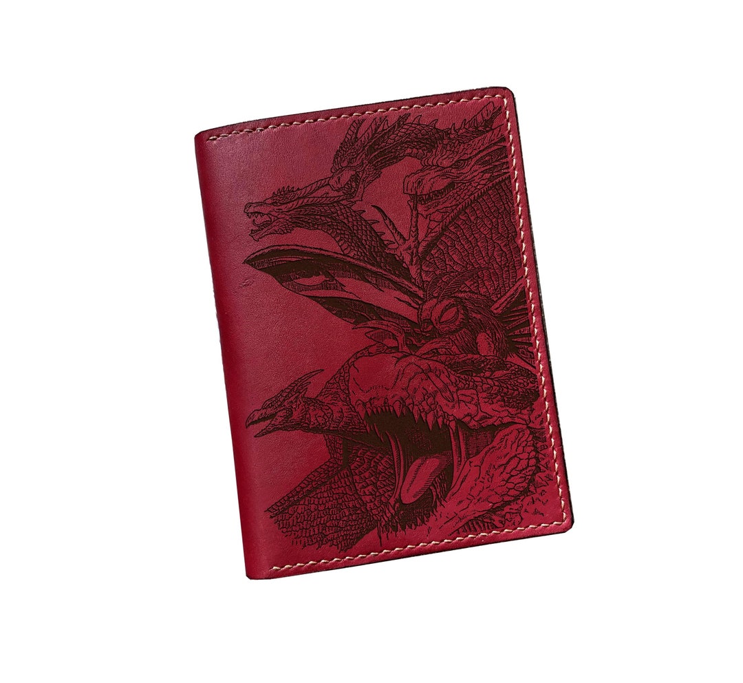 Godzilla Monsters Leather Journal Cover, Custom Engrave Cover ...