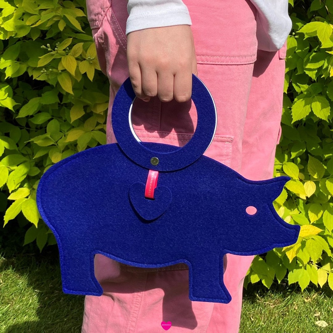 JOANNAMALS BLIG the Blue Pig With JOANNAMALS Purse, Handbags, Purses ...