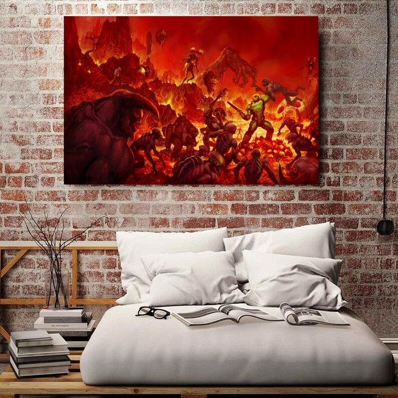 Doom Poster Eternal Wall Art Game Poster Giftwall Decor - Etsy