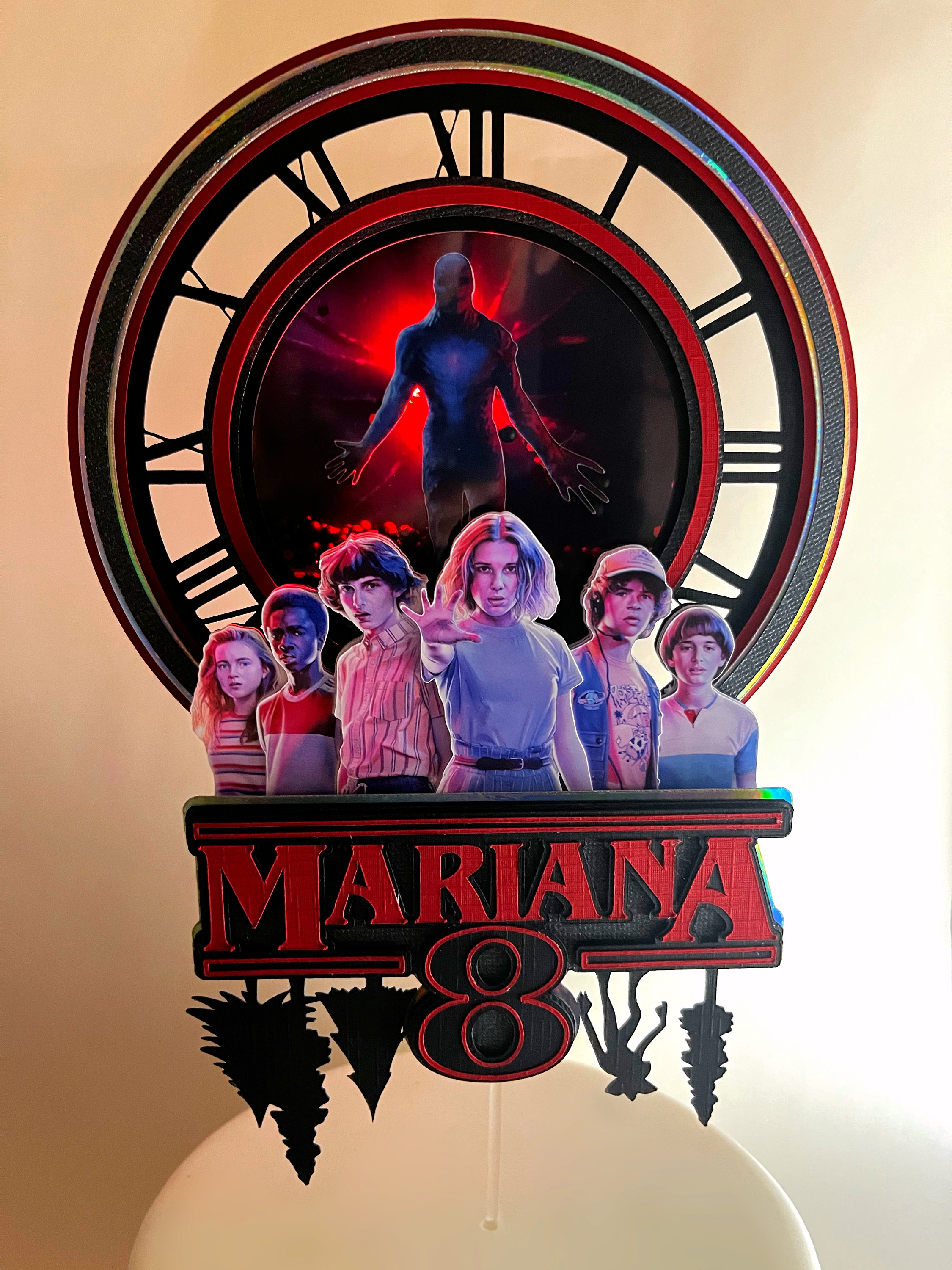 Stranger Things Customized Cake Topper - Etsy