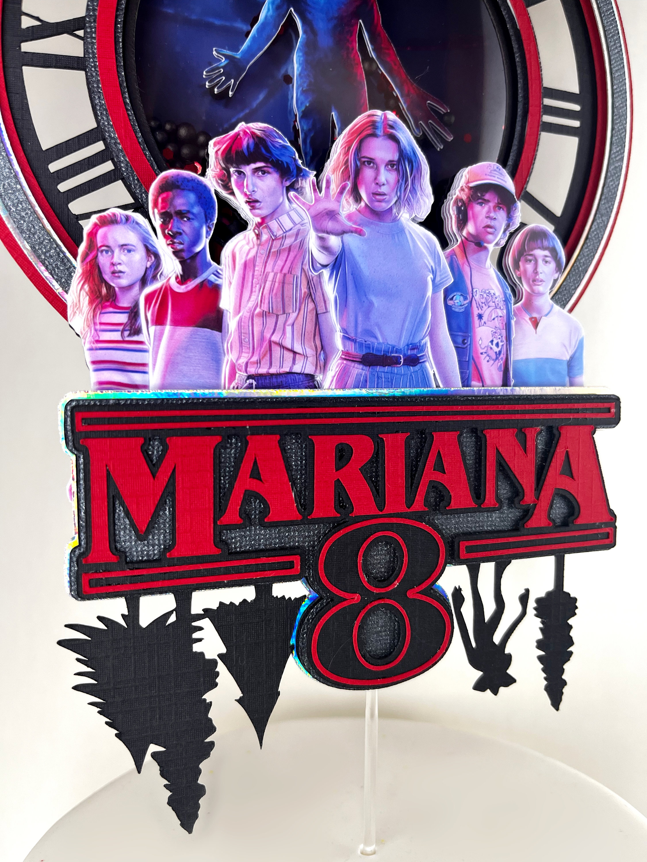 Stranger Things Customized Cake Topper - Etsy