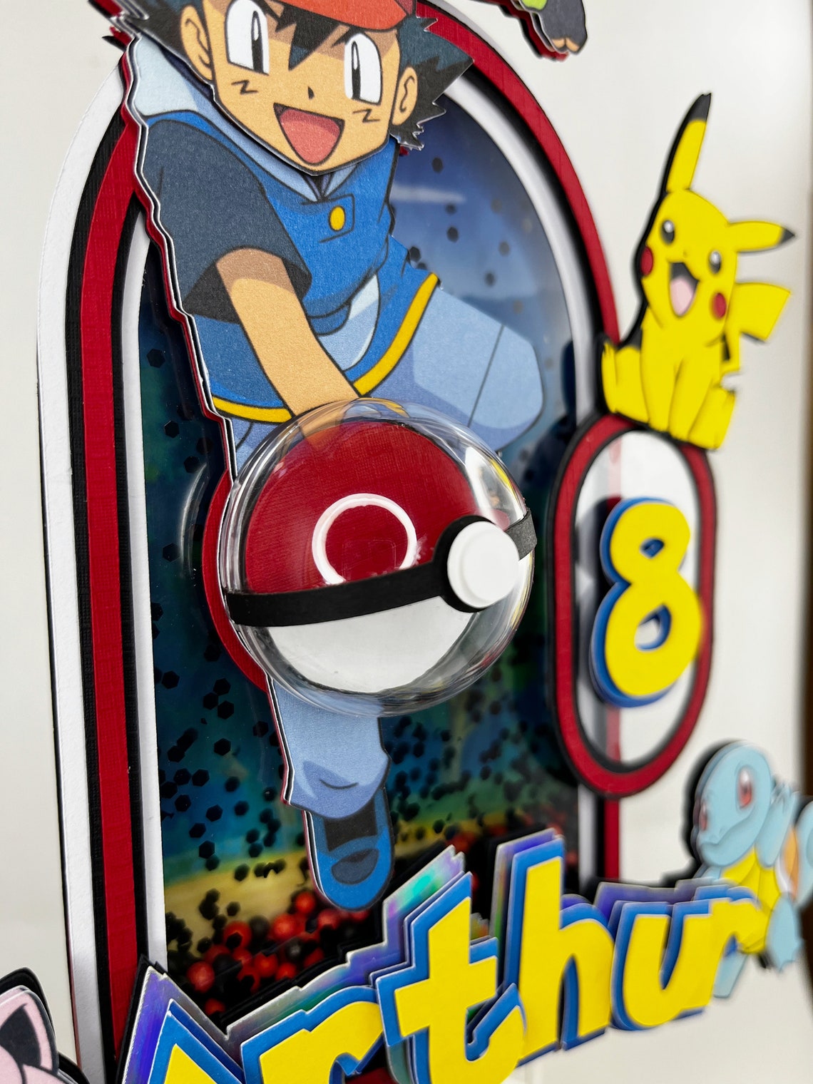 Pokemon Customized Cake Topper - Etsy