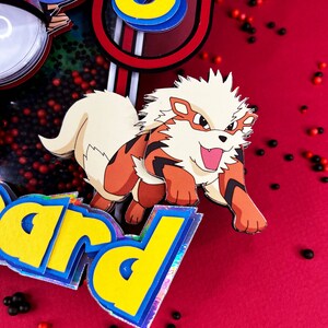Pokemon Customized Cake Topper - Etsy