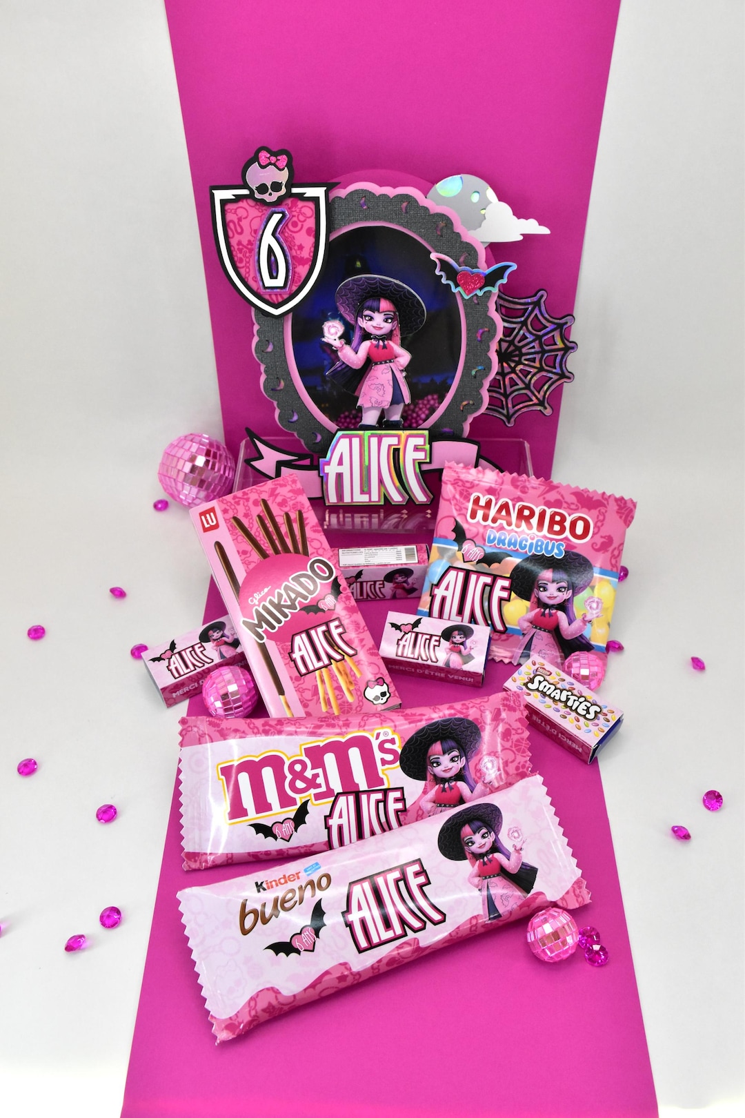 Monster High Draculaura Collection Personalized Confectionery - Etsy