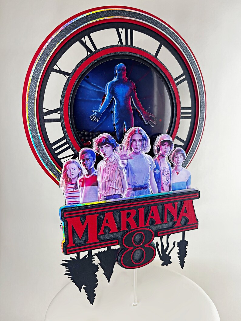 Stranger Things Customized Cake Topper - Etsy