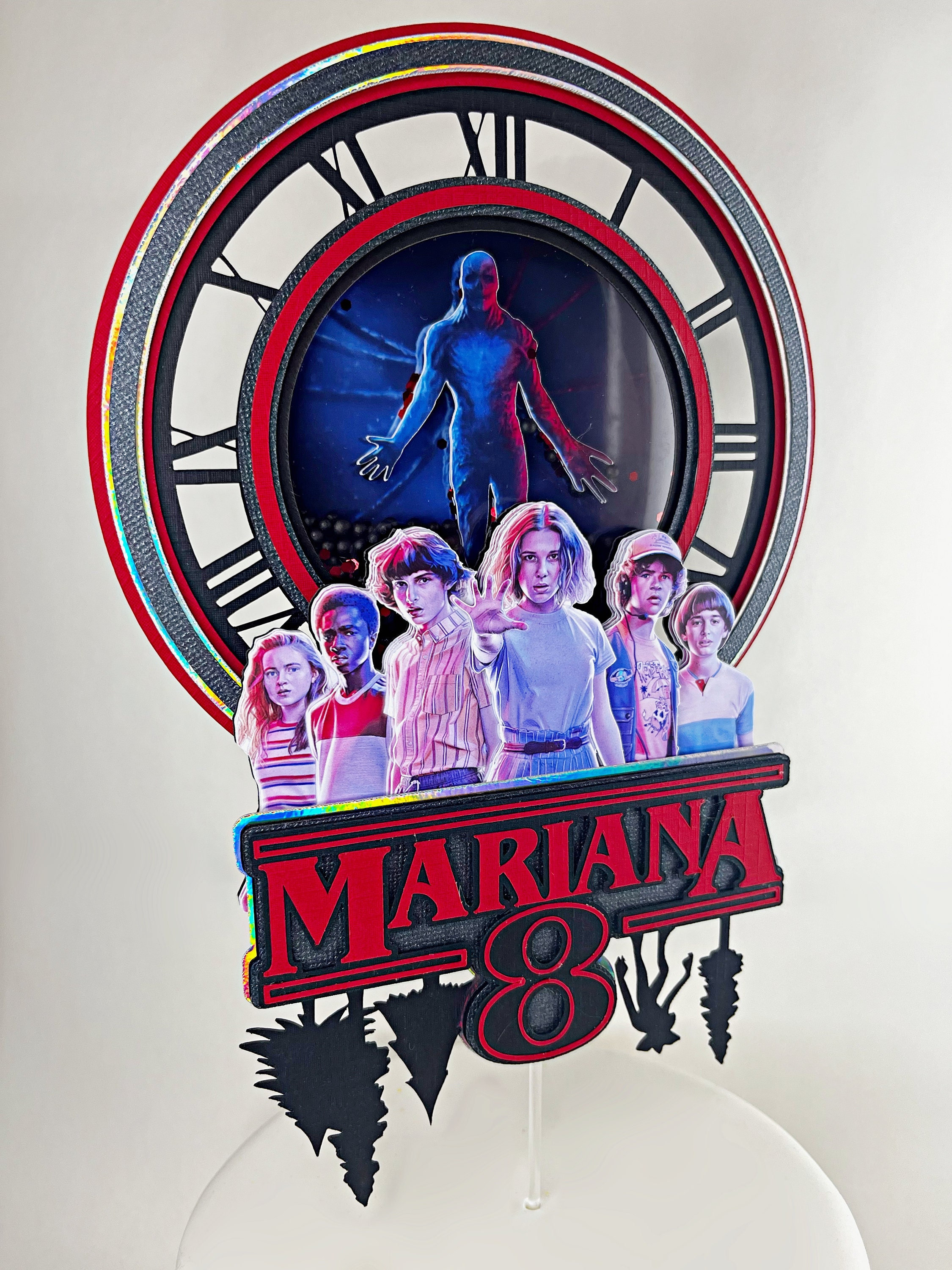 Stranger Things Customized Cake Topper - Etsy