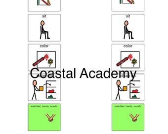 Morning and Bedtime Daily Visual Routine Chart. Motivational - Etsy