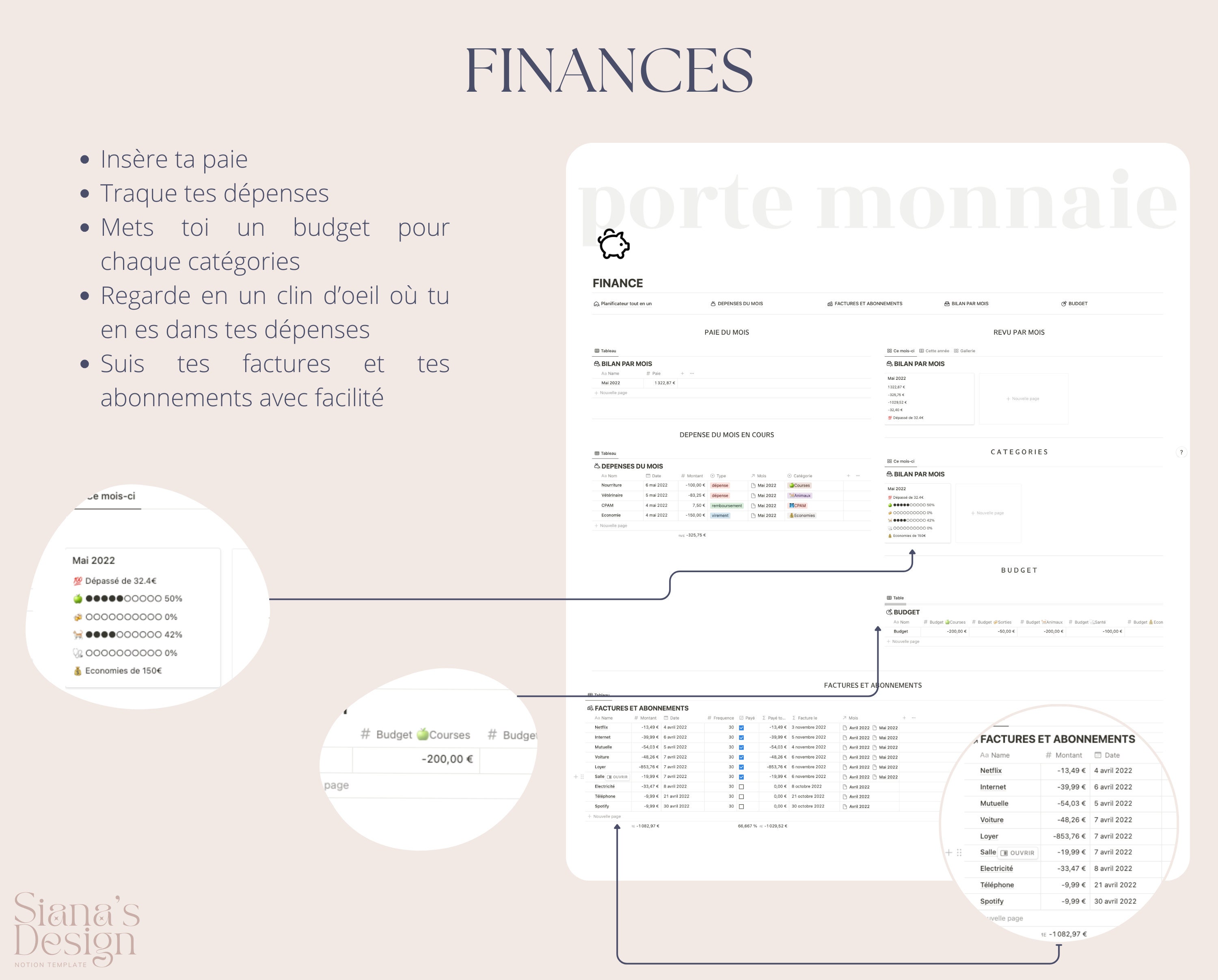 French Digital Daily Life Planner Notion Template to Download ...