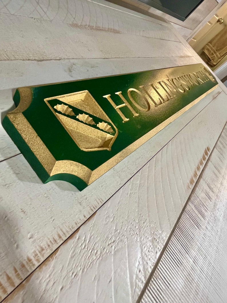 Personalized Carved Quarterboard Sign - Etsy