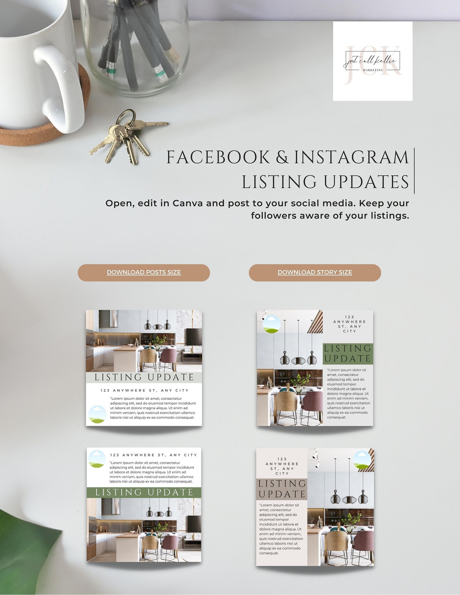 Listing Status Update - Digital Template for Realtors, Agents & Loan ...