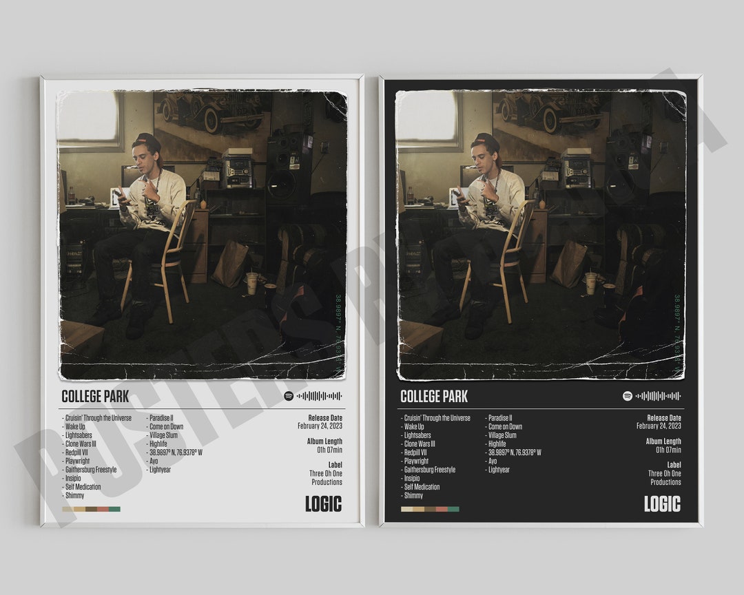 Logic Poster College Park Poster Logic College Park - Etsy