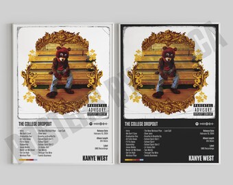 Kanye West College Dropout Poster - Etsy Canada