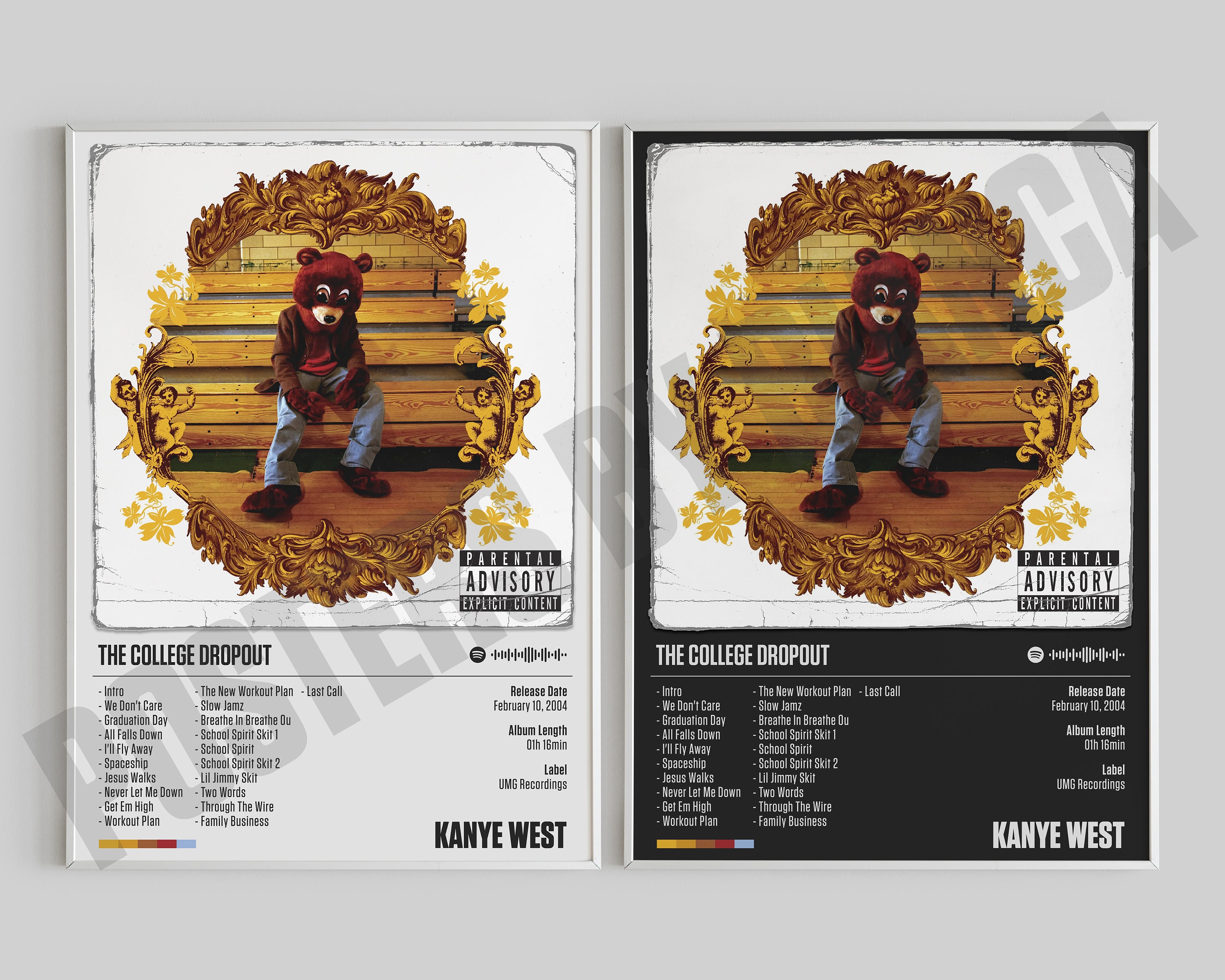 College Dropout Album Cover