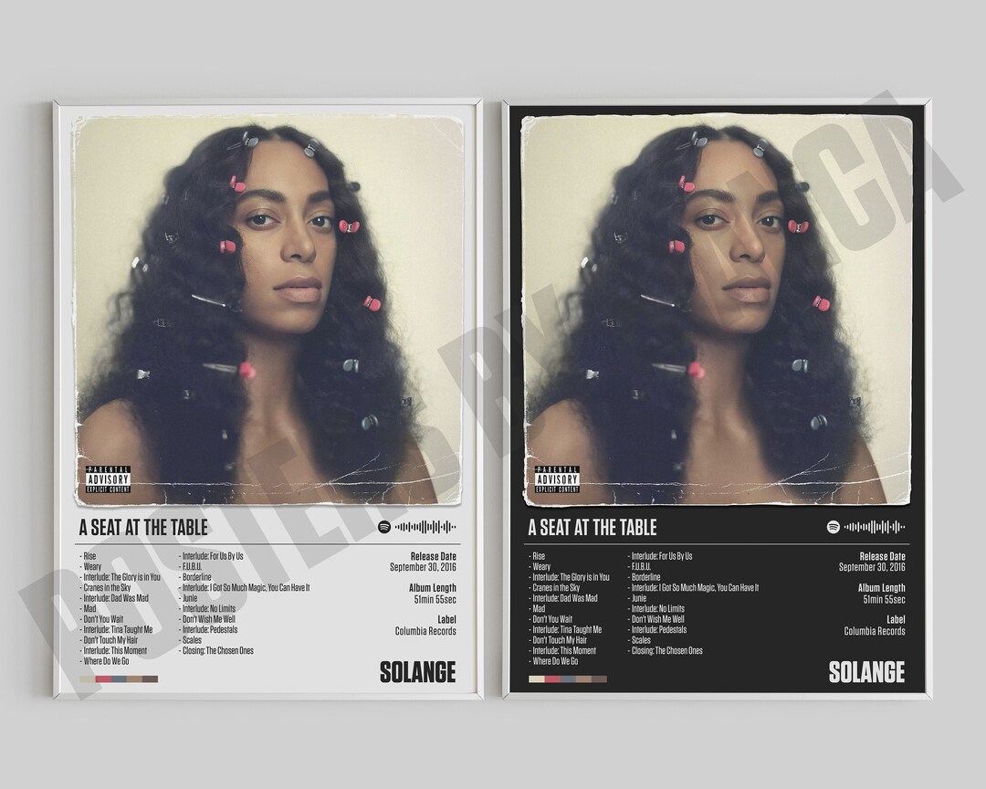 Solange Poster A Seat at the Table Poster A Seat at the - Etsy