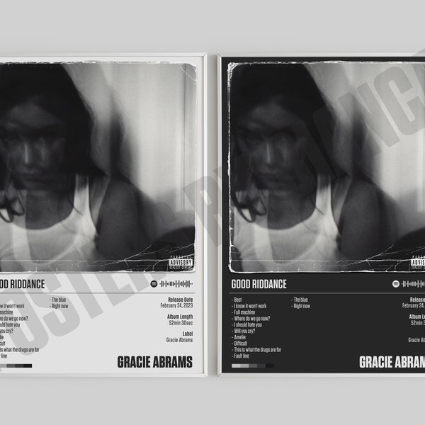 Gracie Abrams Good Riddance Poster - Etsy Australia