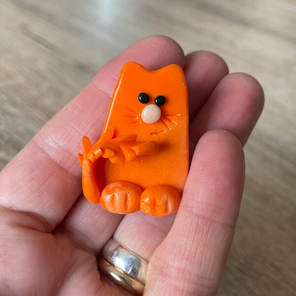 Clay Lapel Pin - Etsy